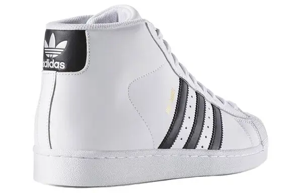 Adidas Pro Model Mid Top Sneakers - White/black