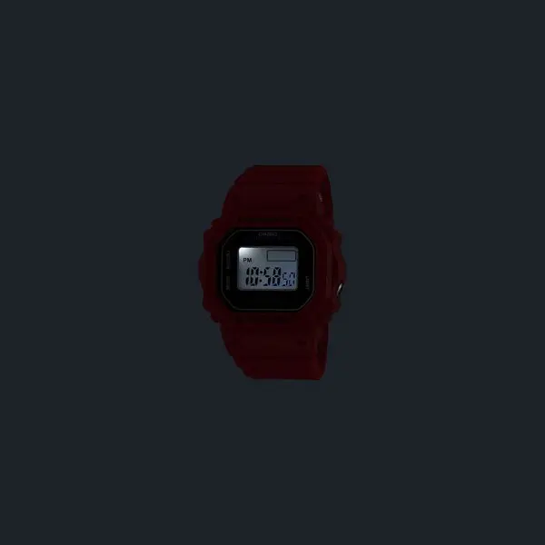 Casio G-shock Dw-5600 Nano Ring Watch - Red