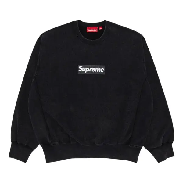Supreme Washed Box Logo Crewneck