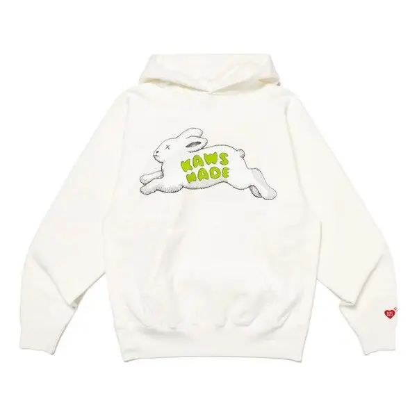 HUMAN MADE X Kaws Graphic Hoodie - White