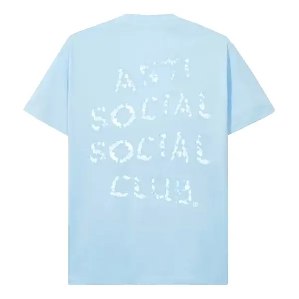 ANTI SOCIAL SOCIAL CLUB Partly Cloudy T-shirt 'blue - Blue/white