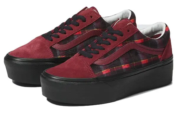 VANS Old Skool Stackform Sneakers - Red/black