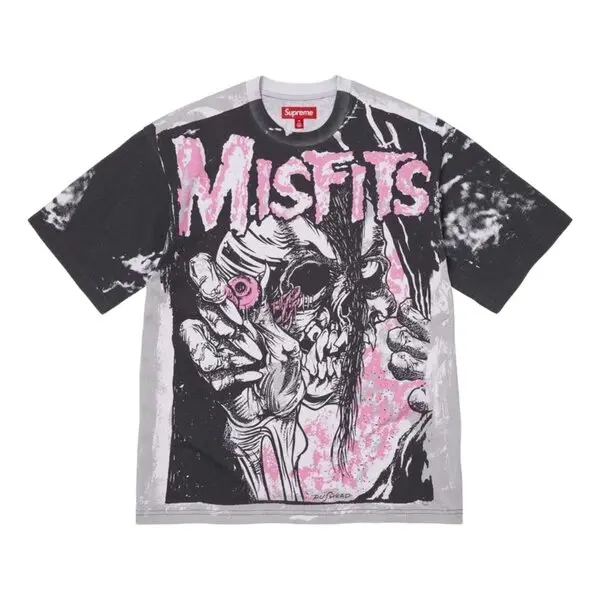 Supreme X The Misfits Ss26 S/s T-shirt - Pink