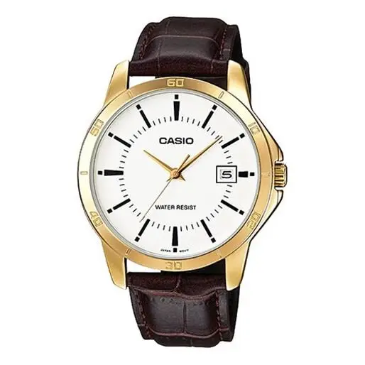 Casio Quartz Analog Watch With Dial - White