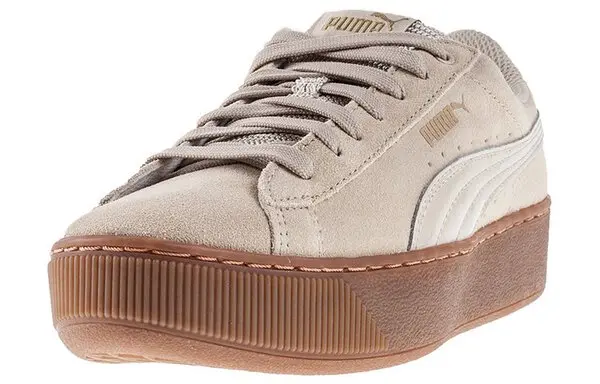 PUMA Vikky Platform "pebble