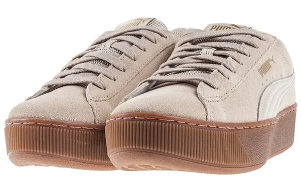 PUMA Vikky Platform "pebble