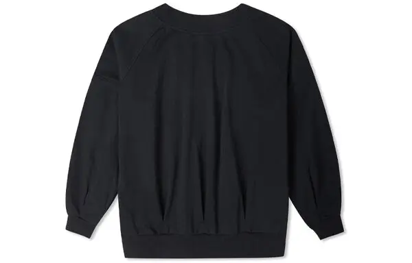 CONVERSE V-neck Loose Knit Hoodie