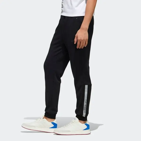 Adidas Neo Casual Breathable Bundle Feet Sports Long Pants - Black