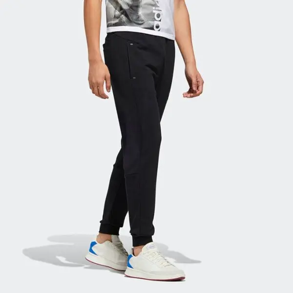Adidas Neo Casual Breathable Bundle Feet Sports Long Pants - Black