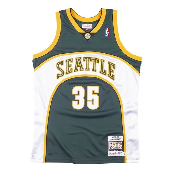 Mitchell & Ness X Nba Seattle Supersonics 2007-08 Road Jersey Kevin Durant 35