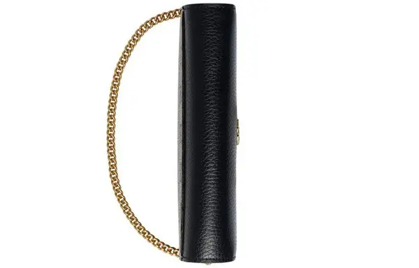 Gucci Gg Marmont Chain Wallet 'beige Ebony
