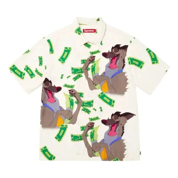 Supreme All Dogs Go To Heaven Short-sleeve Shirt - White