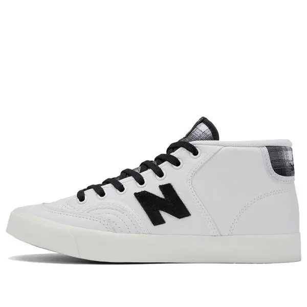 NEW BALANCE Pro Court Mid Top Sneakers - White/black