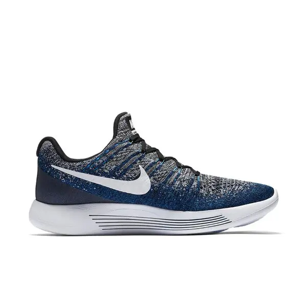 Nike Lunarepic Low Flyknit 2 Sneakers - Black/blue