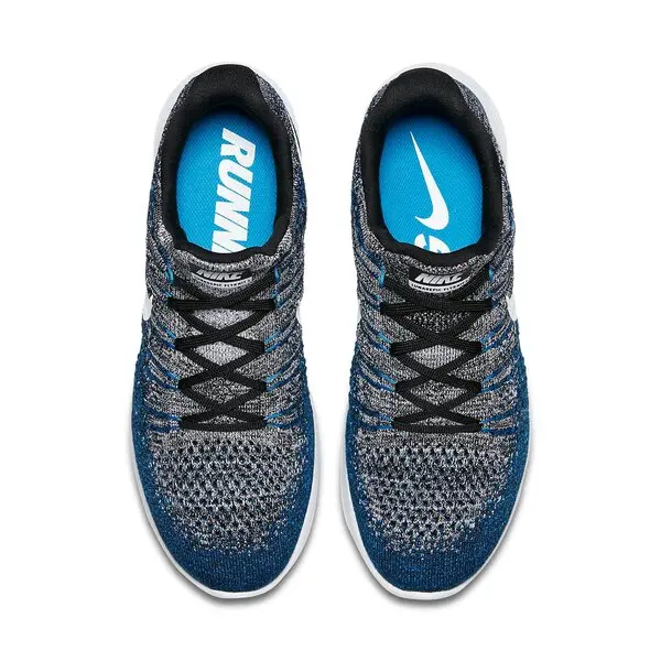 Nike Lunarepic Low Flyknit 2 Sneakers - Black/blue