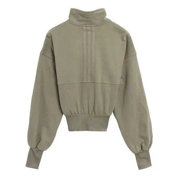 Adidas X Moon Boot Leggrn Crop Half Zip Sweatshirt