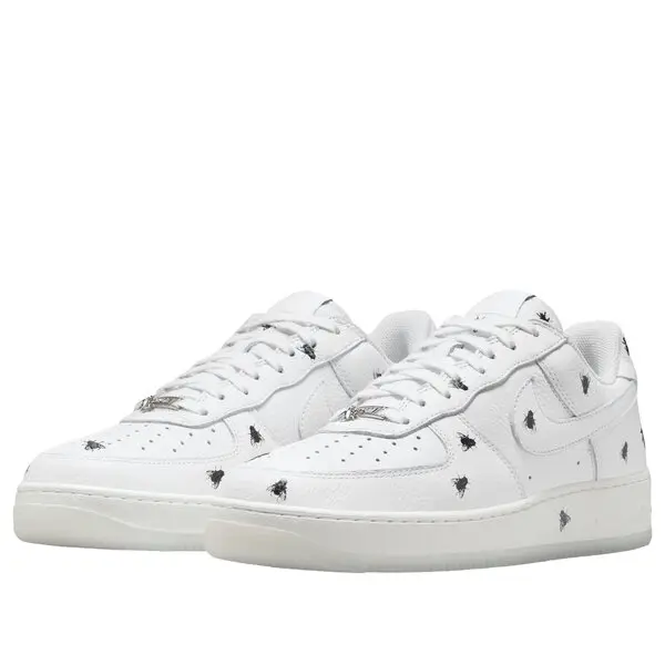 Nike Force 1 Low "houseflies" Sneakers - Summit White/black