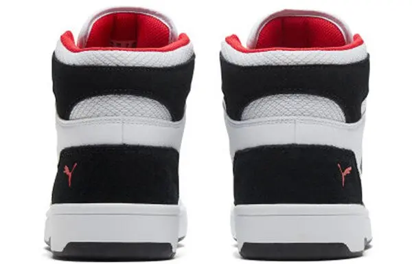 PUMA Rebound Layup Mesh High Top Sneakers - White/black