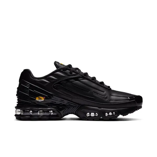 Nike Max Plus 3 Leather "triple " Sneakers - Black