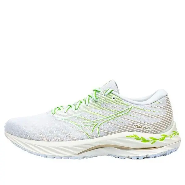 Mizuno Wave Rider 26 Sneakers - White/green