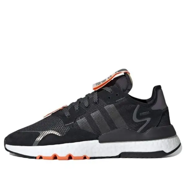 Adidas Nite Jogger 'jet-set New York' Sneakers - Black/gray/orange