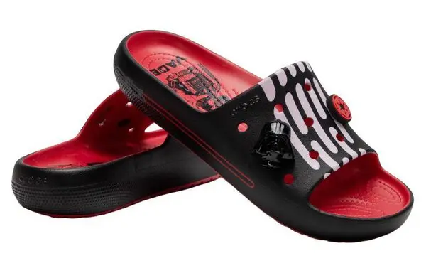 CROCS X Star Wars Classic Slides V2 'darth Vader - Varsity Red/black