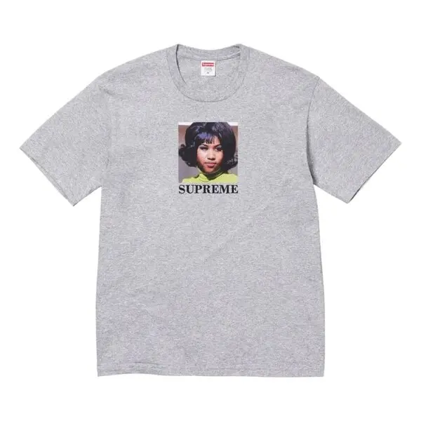 Supreme Ss26 Aretha T-shirt - Heather Grey