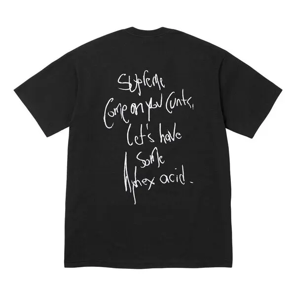 Supreme X Aphex Twin Windowlicker T-shirt - Black