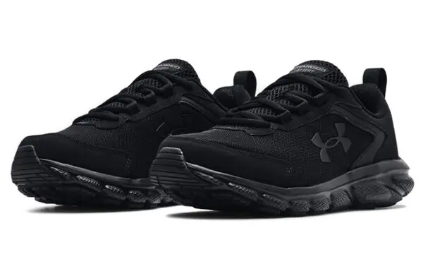 Under Armour Charged Assert Wide Athletic Shoes - Black