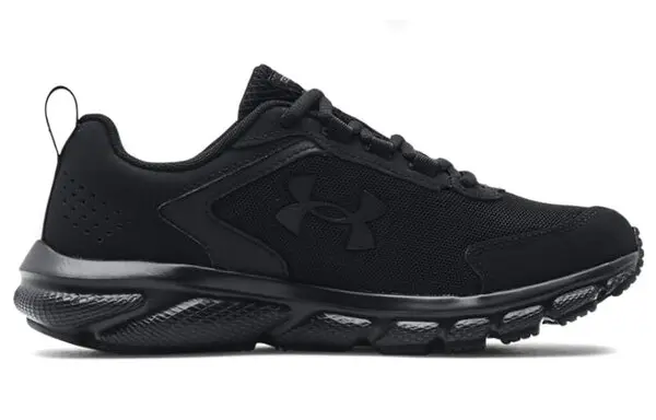 Under Armour Charged Assert Wide Athletic Shoes - Black