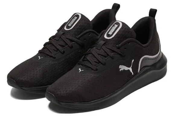 PUMA Softride Athletic Shoes - Black/white