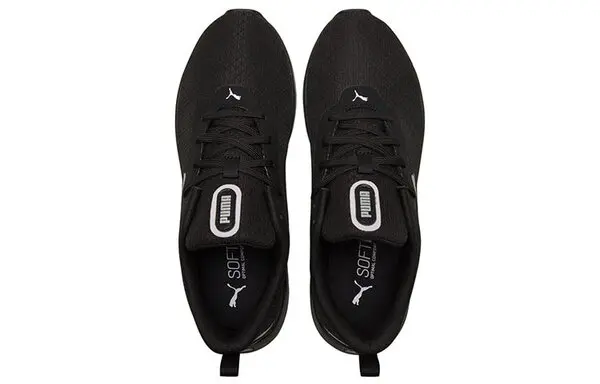 PUMA Softride Athletic Shoes - Black/white