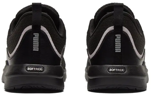 PUMA Softride Athletic Shoes - Black/white