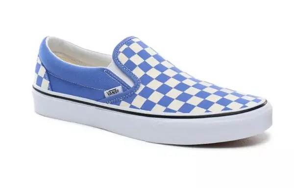VANS Classic Slip-on Sneakers - Blue/white