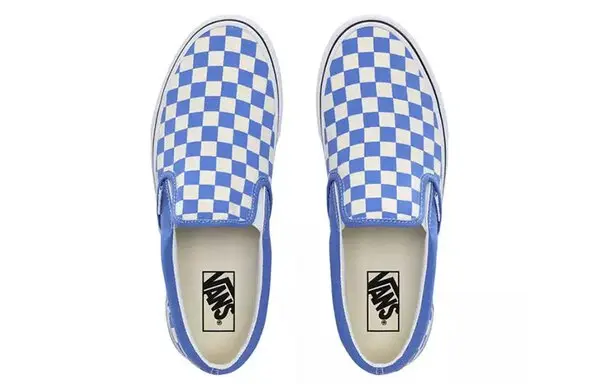 VANS Classic Slip-on Sneakers - Blue/white