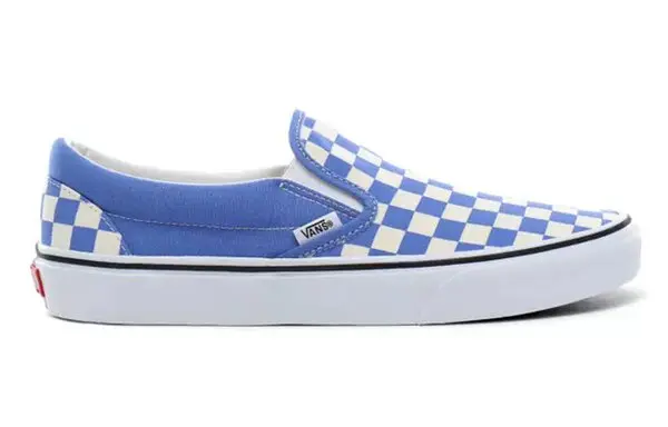 VANS Classic Slip-on Sneakers - Blue/white
