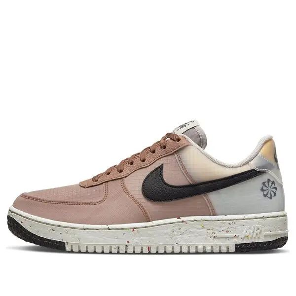 Nike Force 1 Crater 'move To Zero Archaeo Brown' Sneakers - Brown/white