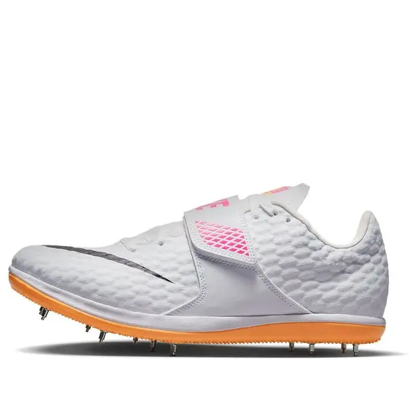Nike High Jump Elite Athletic Shoes - White/hyper Pink/laser Orange