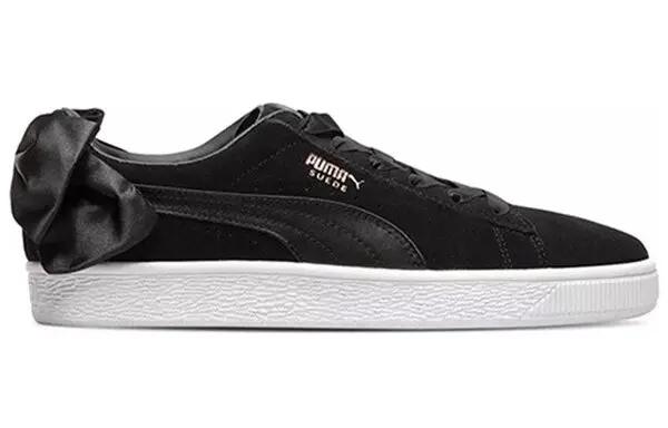 PUMA Suede Bow Sneaker - Black