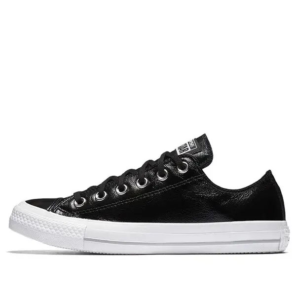 CONVERSE Chuck Taylor All Star Patent Low Top Sneakers - Black