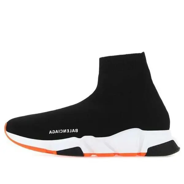 Balenciaga Speed 1.0 Sneakers - Black/white/orange