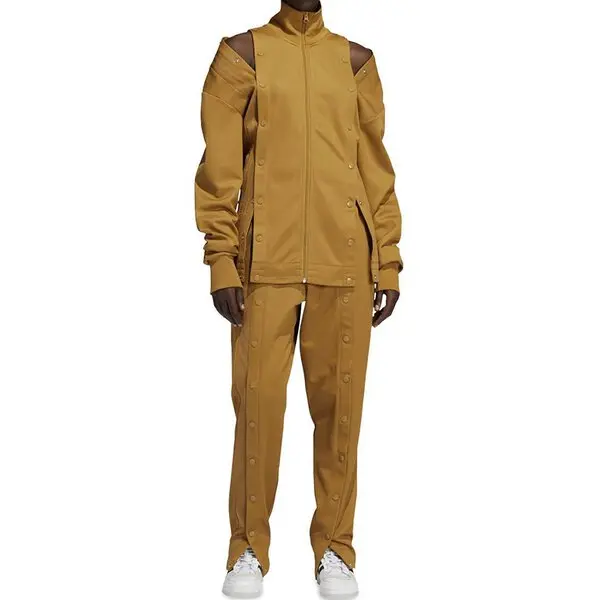 Adidas Originals X Ivy Park Snap-button Track Pants - Brown
