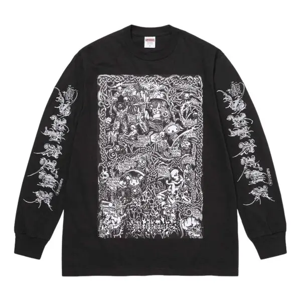 Supreme Ss26 Wombat L/s T-shirt - Black