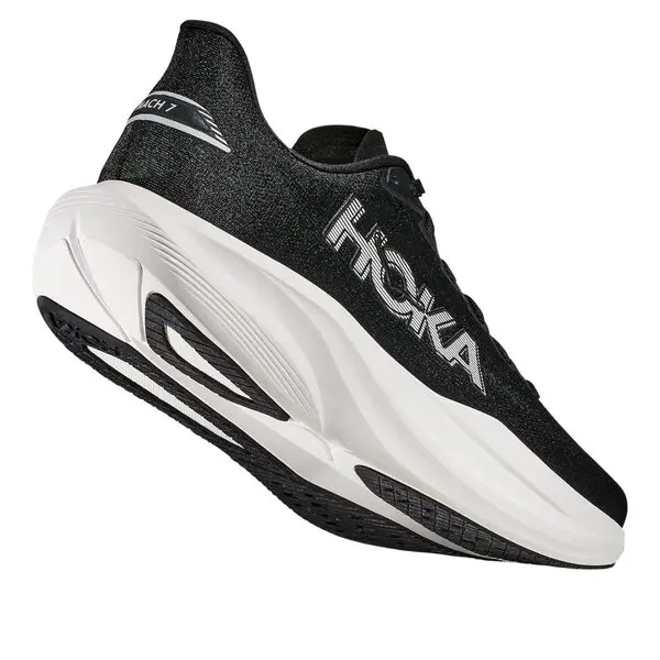 Hoka One One Mach Athletic Sneakers - Black/white
