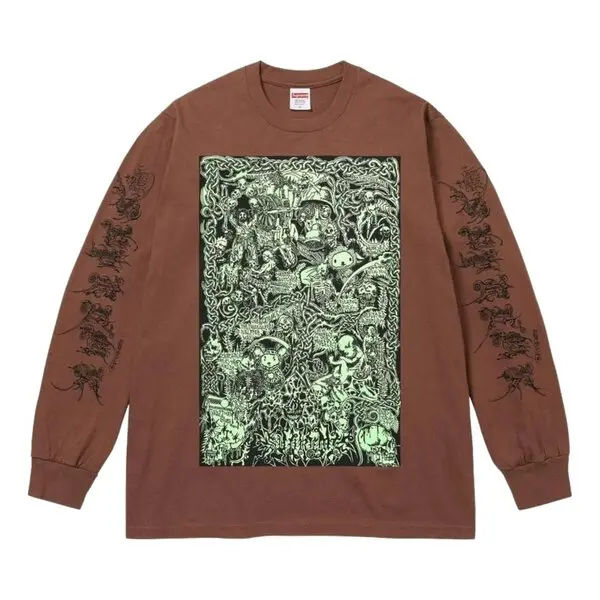 Supreme Ss26 Wombat L/s T-shirt - Brown