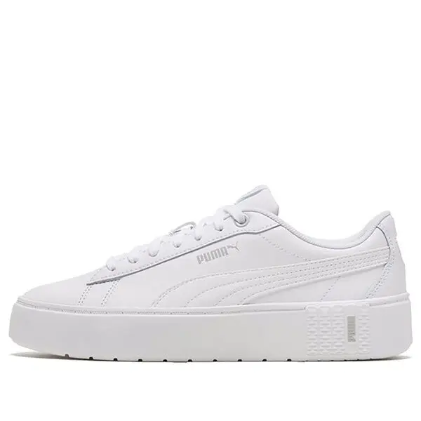 PUMA Smash Platform V2 Sneakers - White/silver