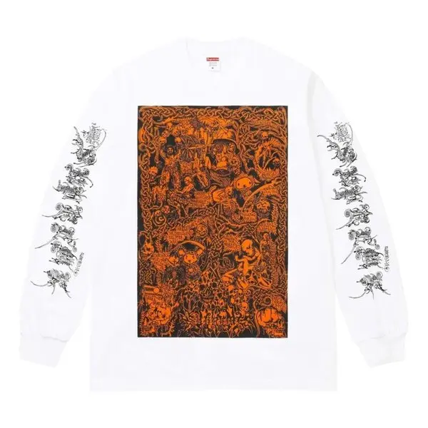 Supreme Ss26 Wombat L/s T-shirt - White