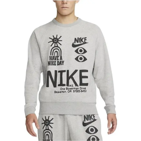 Nike Graphic Print Crewneck Sweatshirt