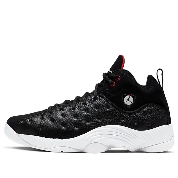 JORDAN Jumpman Team 2 High Top Sneakers - Black/red