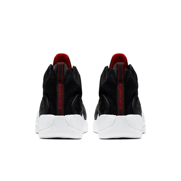 JORDAN Jumpman Team 2 High Top Sneakers - Black/red